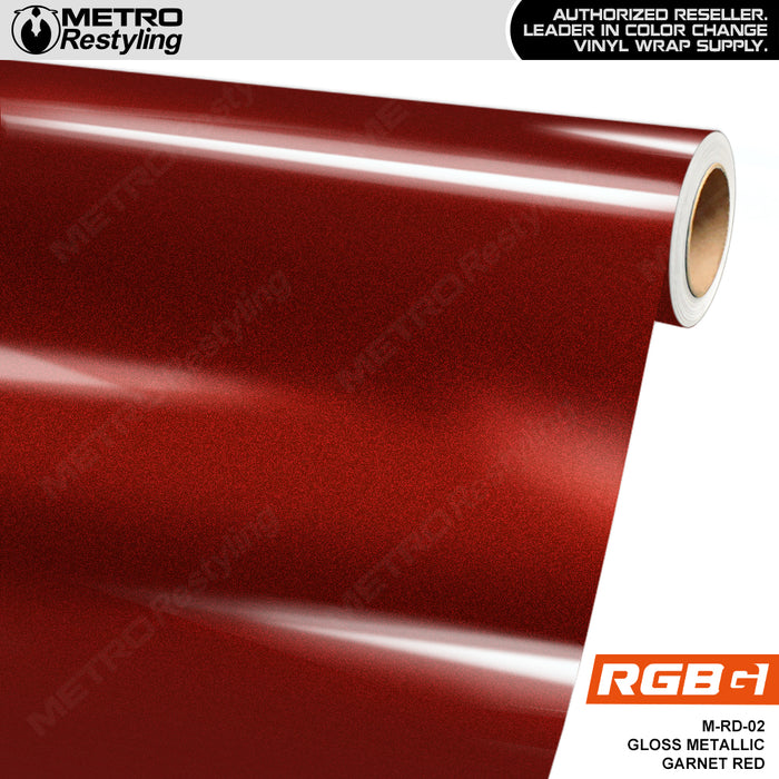 RGBG Gloss Metallic Garnet Red Colored PPF | Metro Restyling
