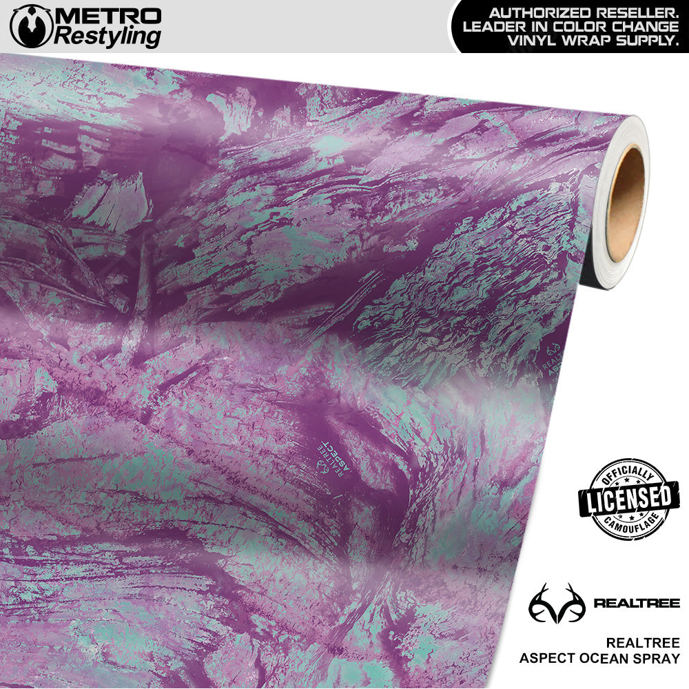Realtree Aspect Ocean Spray Camouflage Vinyl Wrap Film | CamoWraps