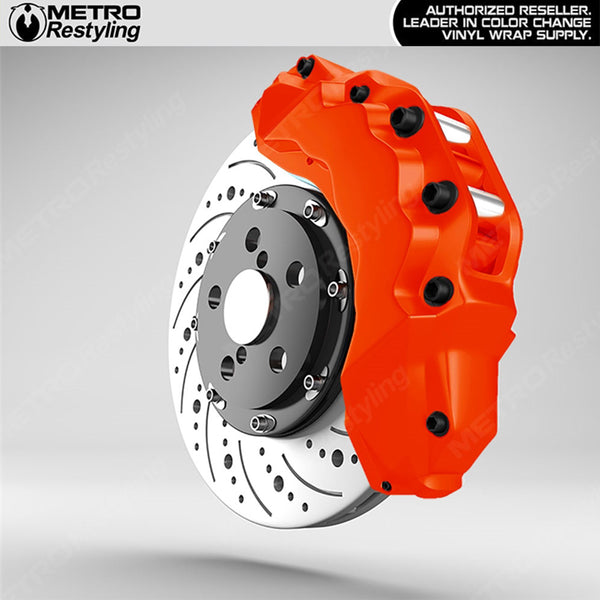Reflective Orange Brake Caliper Vinyl Wrap - 3M | Metro Restyling
