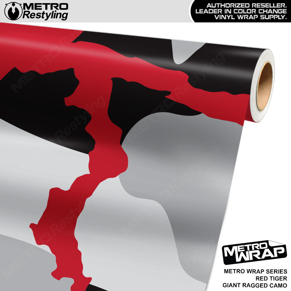 Giant Ragged Red Tiger - Metro Wrap | Metro Restyling