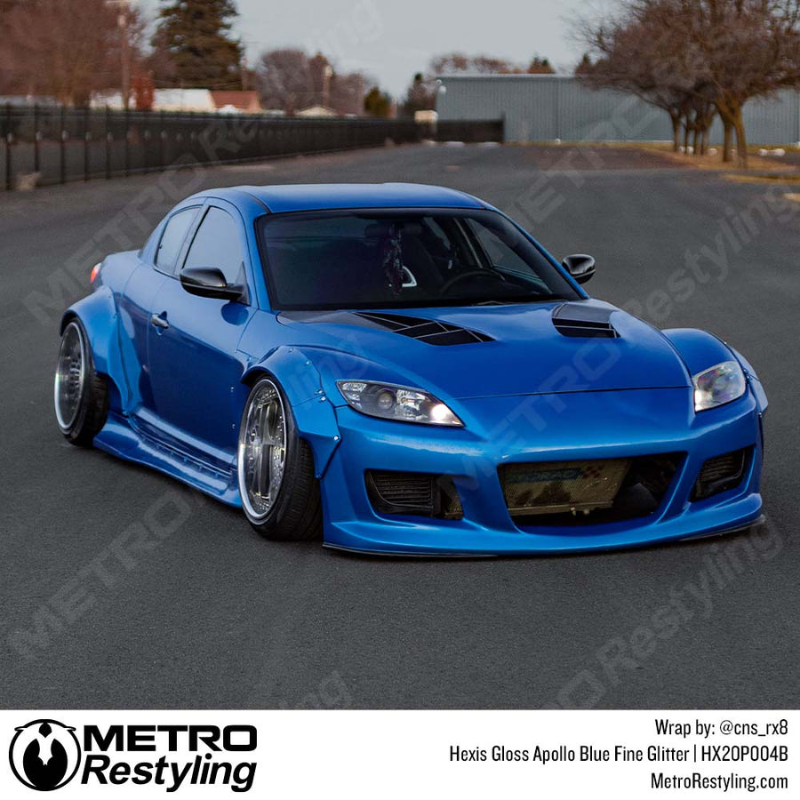 Gloss Apollo Blue Fine Glitter - Hexis | Metro Restyling