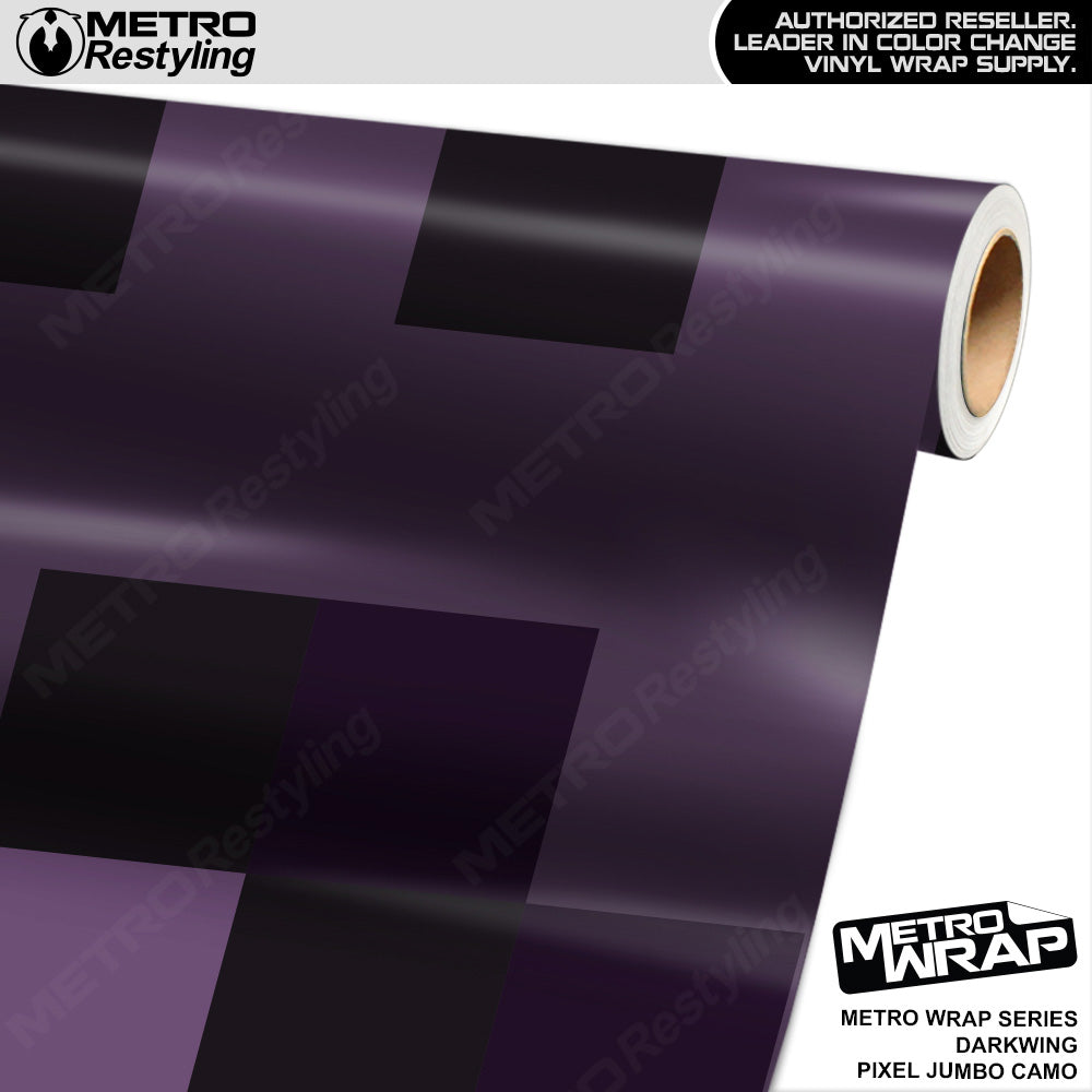 Jumbo Pixel Darkwing - Metro Wrap | Metro Restyling