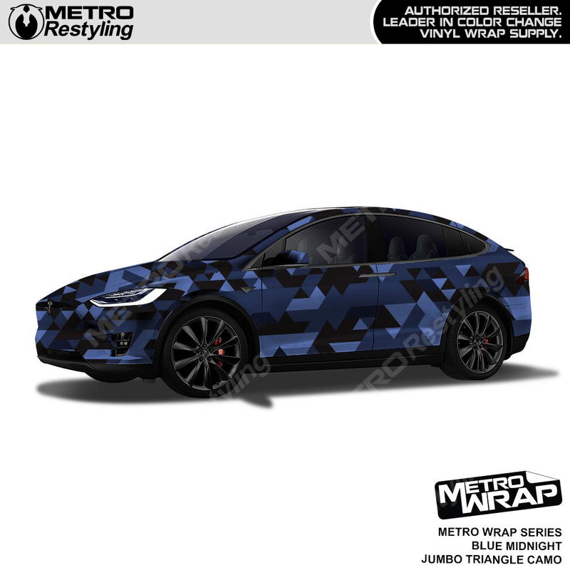 Jumbo Triangle Blue Midnight - Metro Wrap | Metro Restyling
