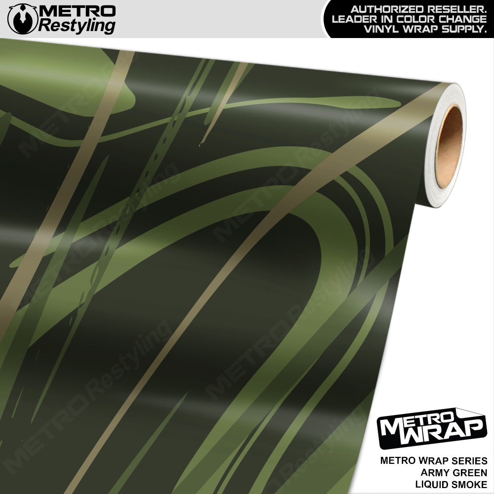 Liquid Smoke Army Green - Metro Wrap | Metro Restyling