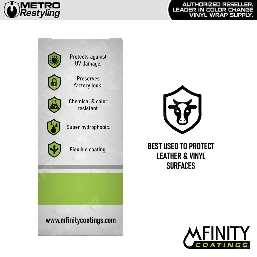Leather Ceramic Coating - Mfinity Coatings | Metro Restyling