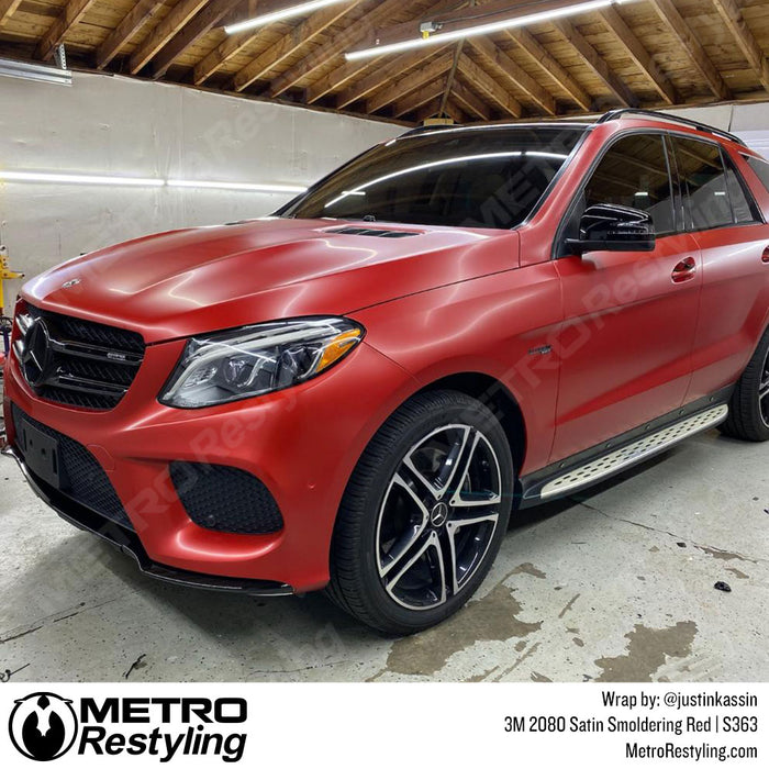 Satin Smoldering Red - 3M | Metro Restyling