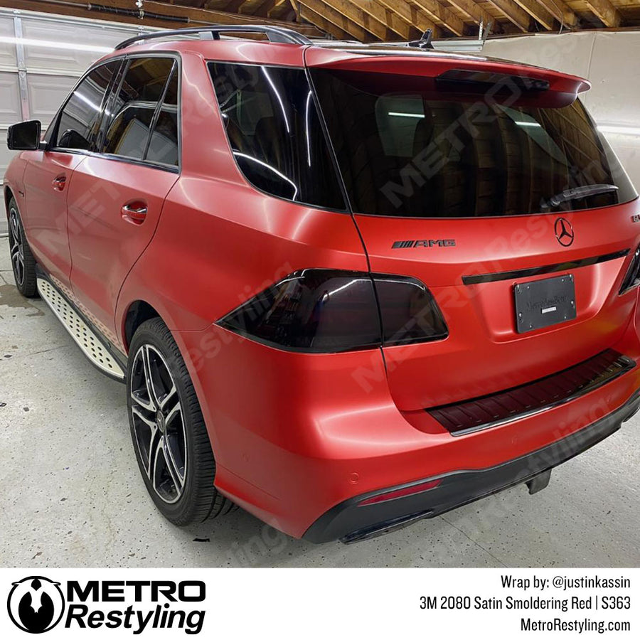 Satin Smoldering Red - 3M | Metro Restyling