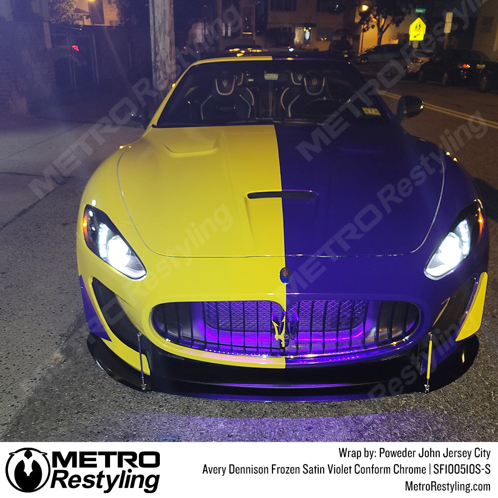 Frozen Satin Violet Chrome - Metro Avery | Metro Restyling