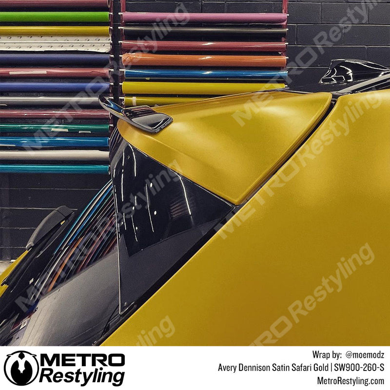 Satin Safari Gold - Avery Dennison | Metro Restyling