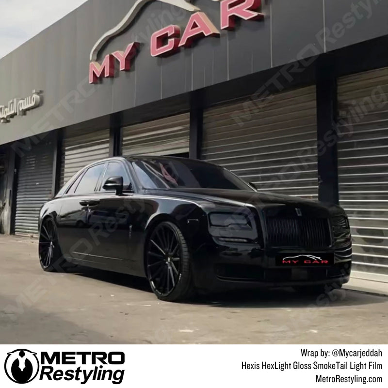HexLight Gloss Smoke Head/Tail Light Film - Hexis | Metro Restyling