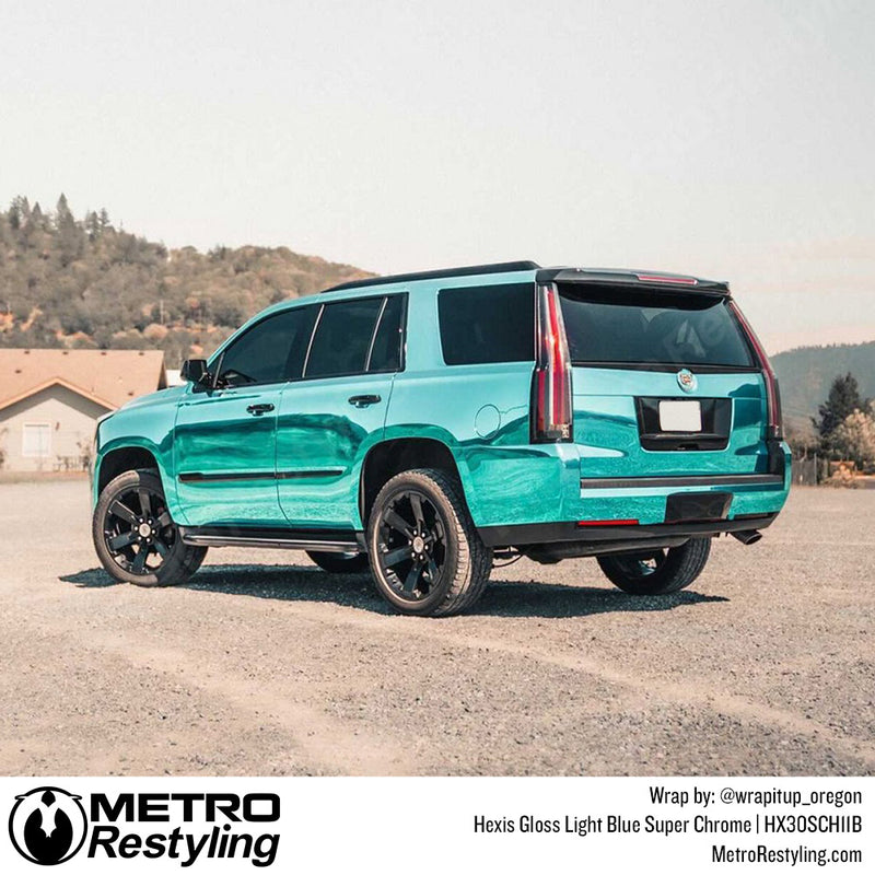 Gloss Light Blue Super Chrome - Hexis | Metro Restyling