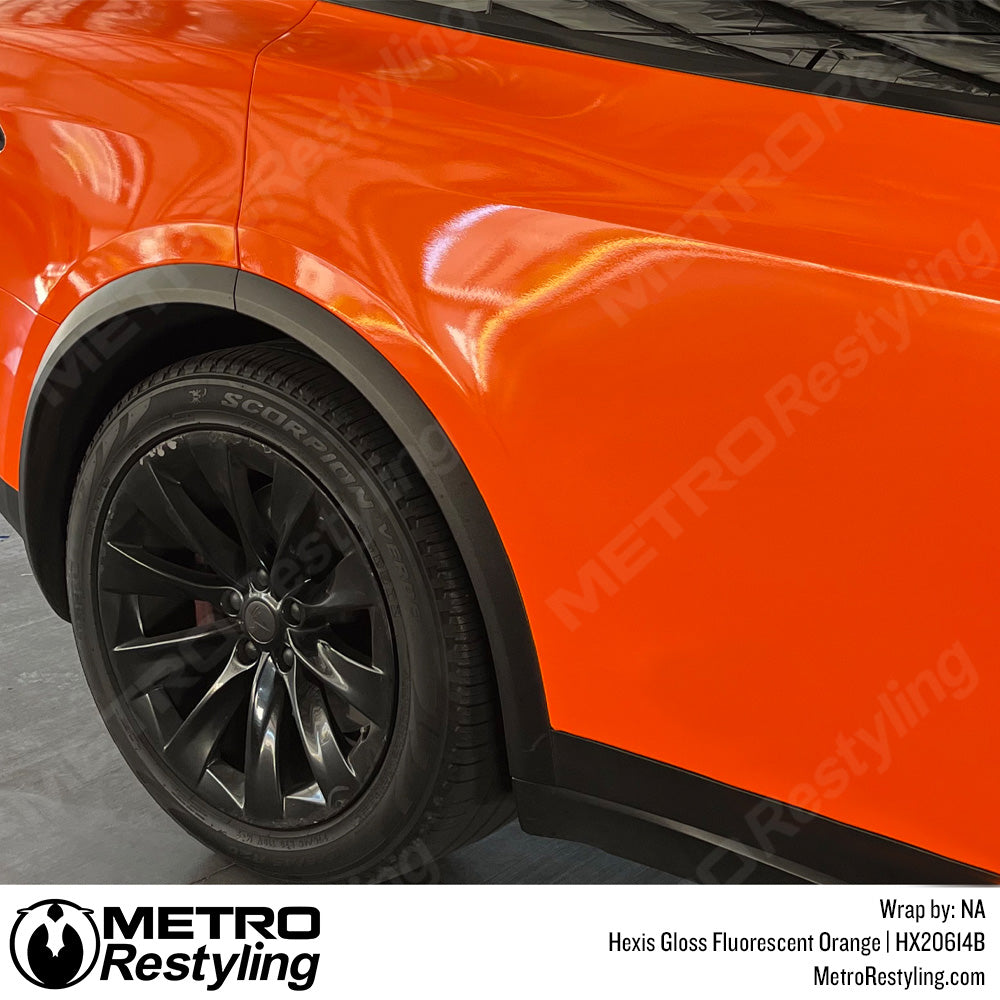 Gloss Fluorescent Orange - Hexis | Metro Restyling