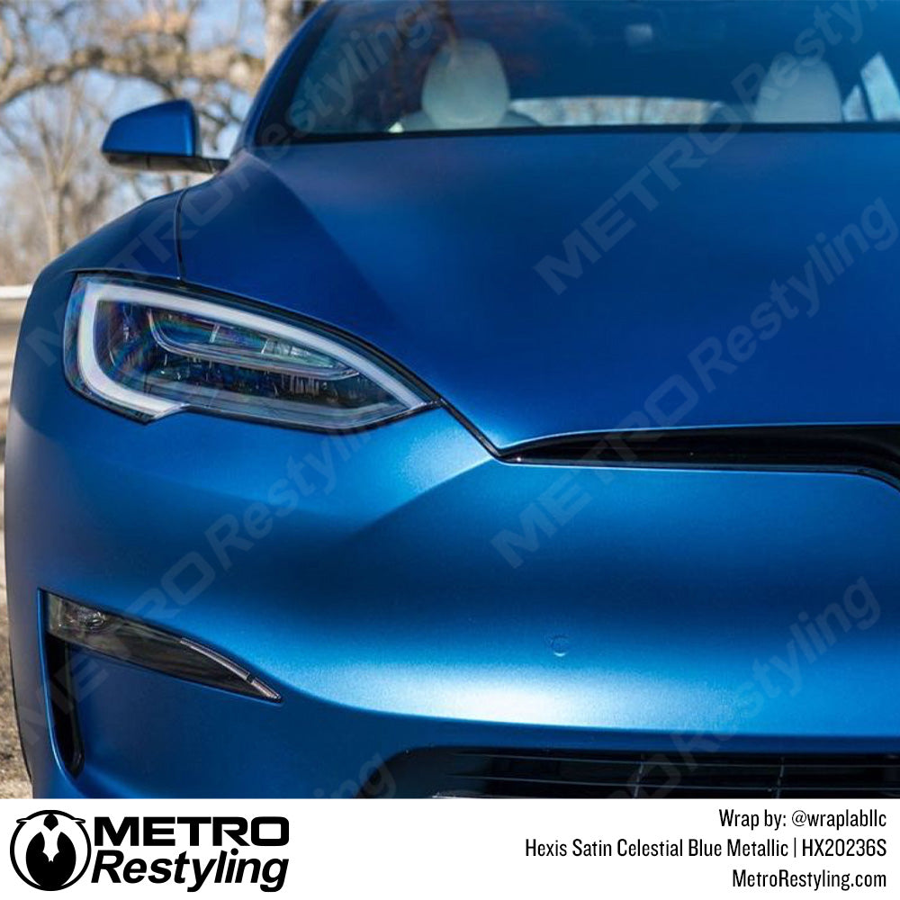 Satin Celestial Blue Metallic - Hexis | Metro Restyling