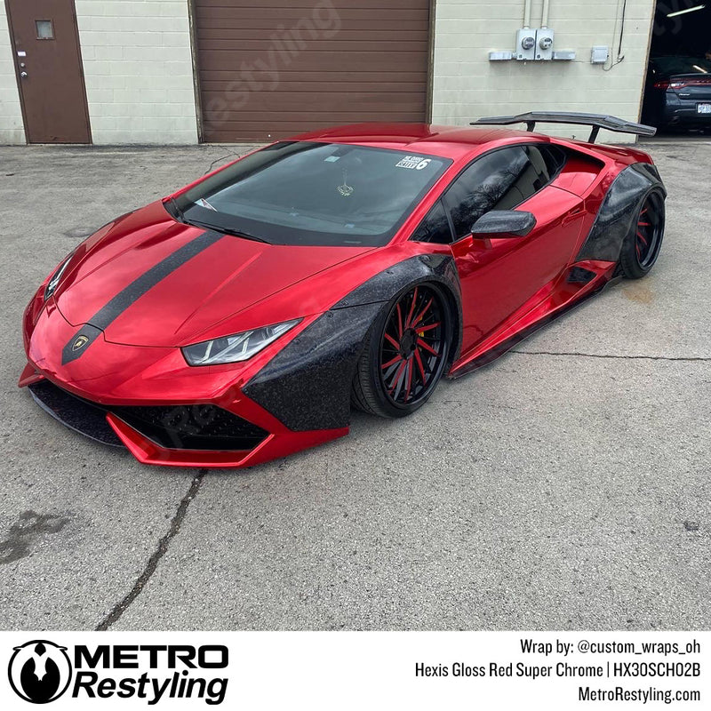 Gloss Red Super Chrome - Hexis | Metro Restyling