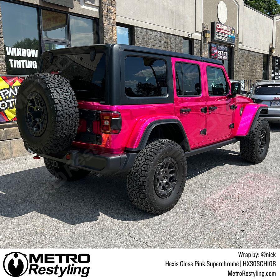 Gloss Pink Super Chrome - Hexis | Metro Restyling