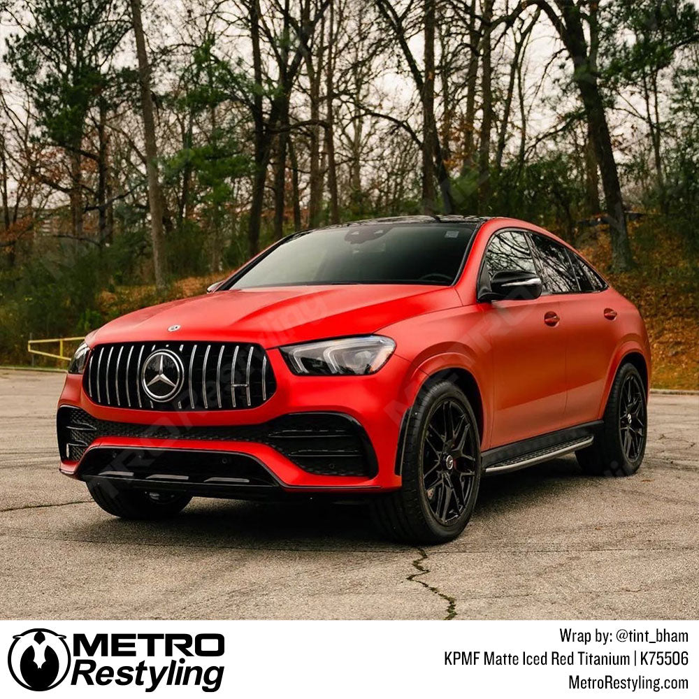 Matte Iced Red Titanium - KPMF | Metro Restyling