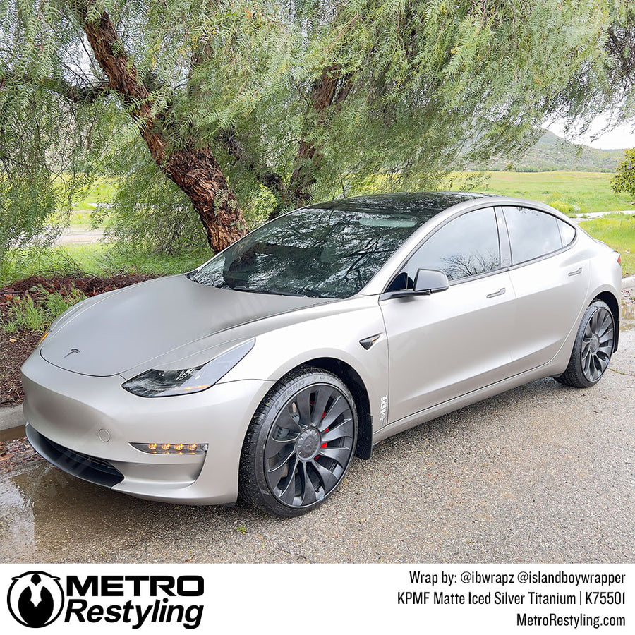Matte Iced Silver Titanium - KPMF | Metro Restyling