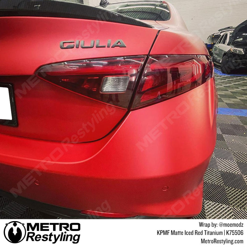 Matte Iced Red Titanium - KPMF | Metro Restyling