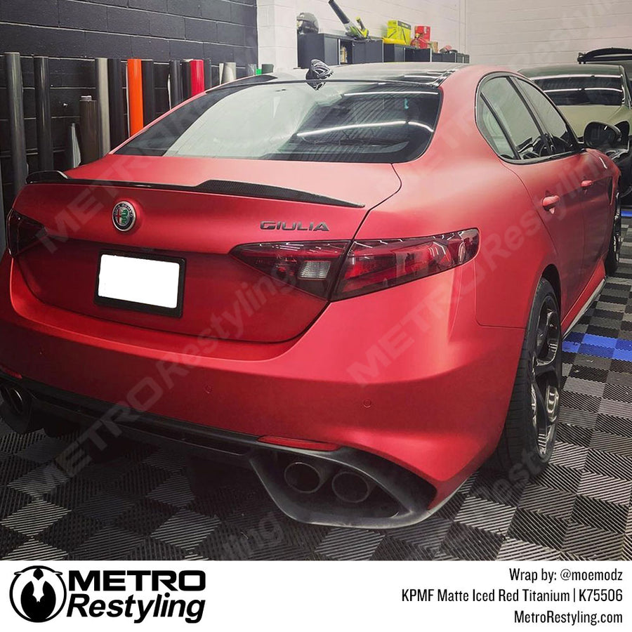 Matte Iced Red Titanium - KPMF | Metro Restyling