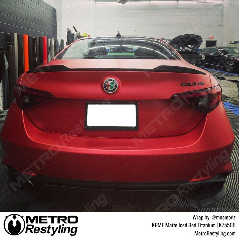 Matte Iced Red Titanium - KPMF | Metro Restyling