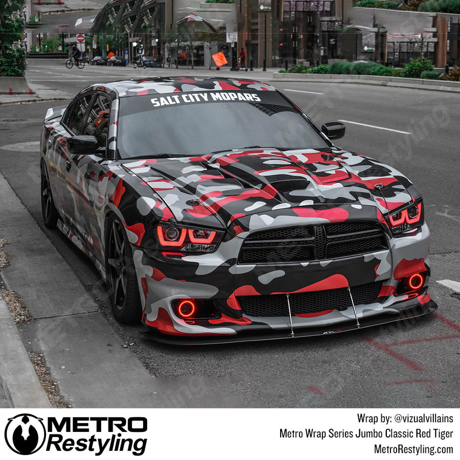 Jumbo Classic Red Tiger - Metro Wrap | Metro Restyling