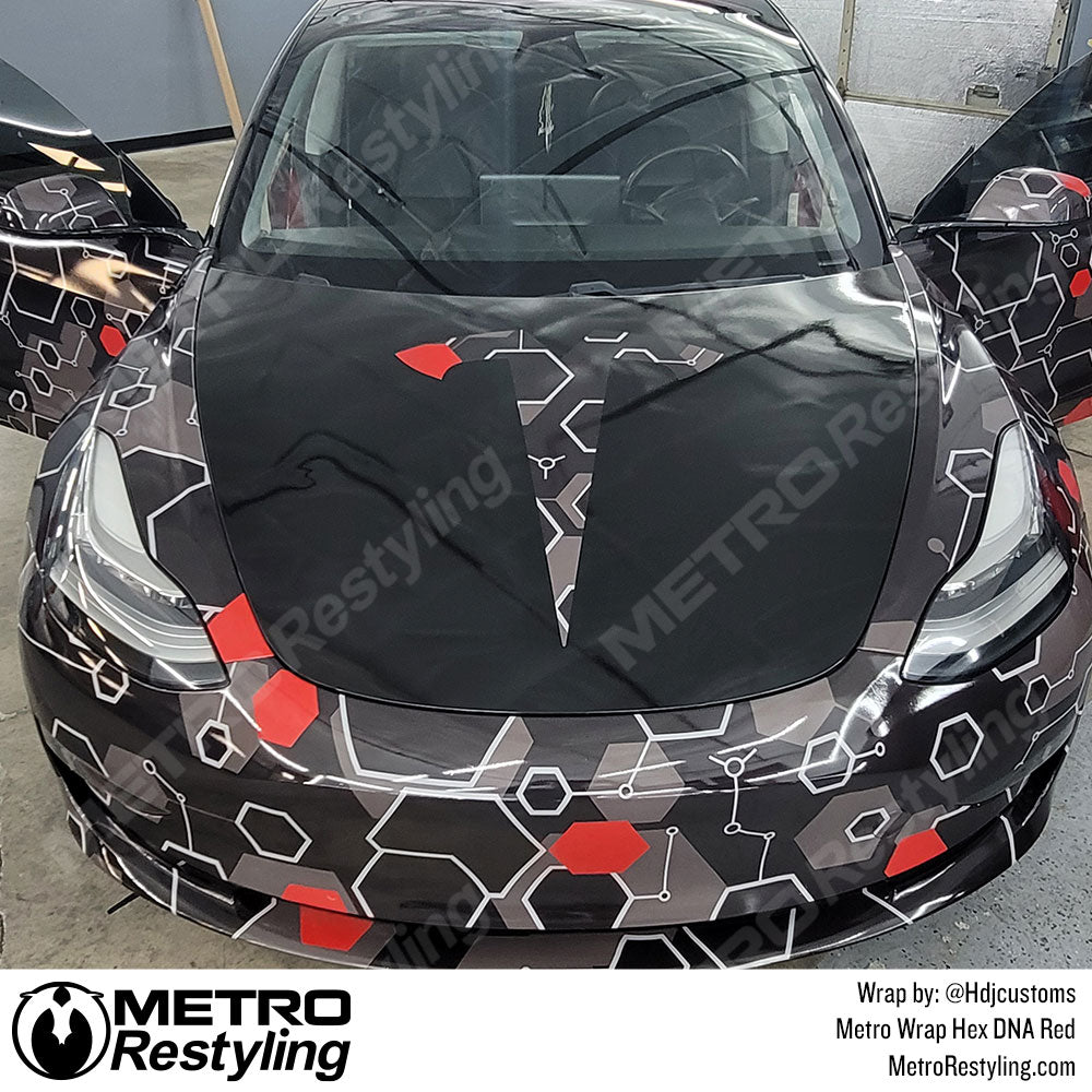 Hex DNA Red - Metro Wrap | Metro Restyling