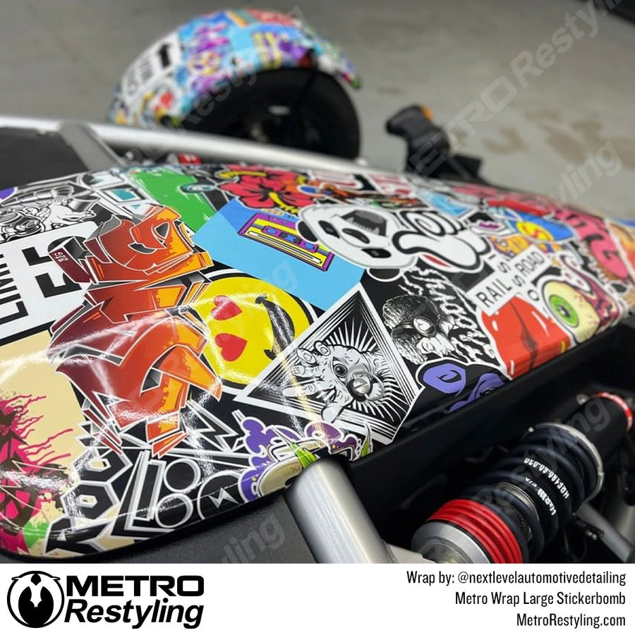 Large Sticker Bomb - Metro Wrap | Metro Restyling