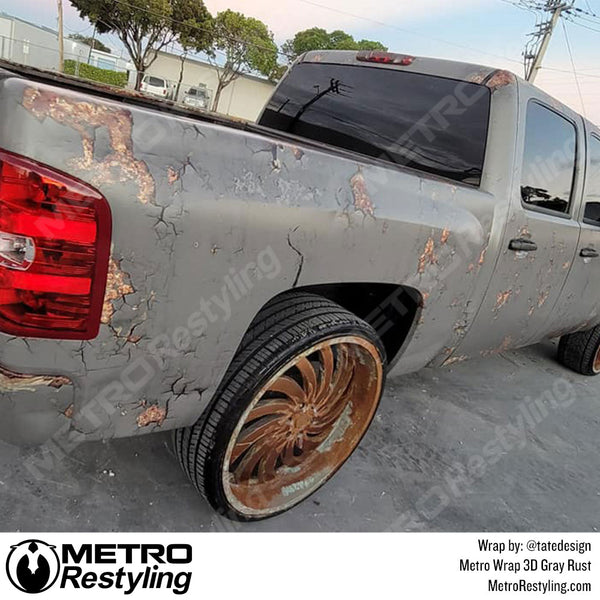 3D Gray Rust - Metro Wrap | Metro Restyling