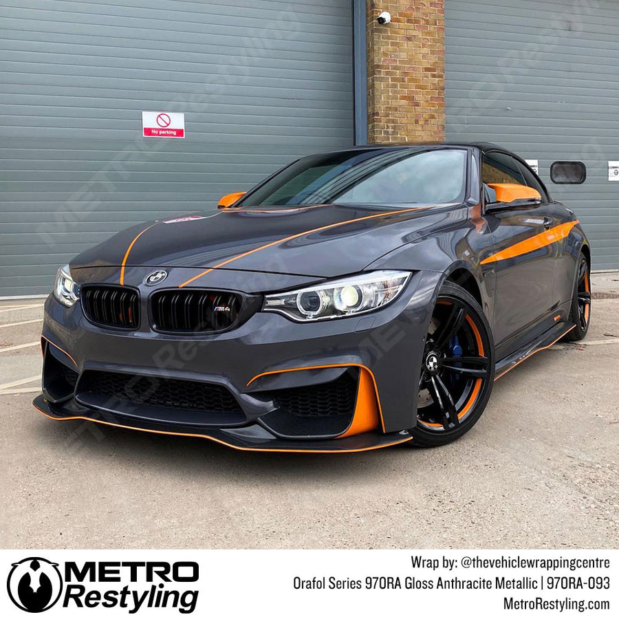Orafol Gloss Anthracite Metallic Vinyl Wrap | Metro Restyling
