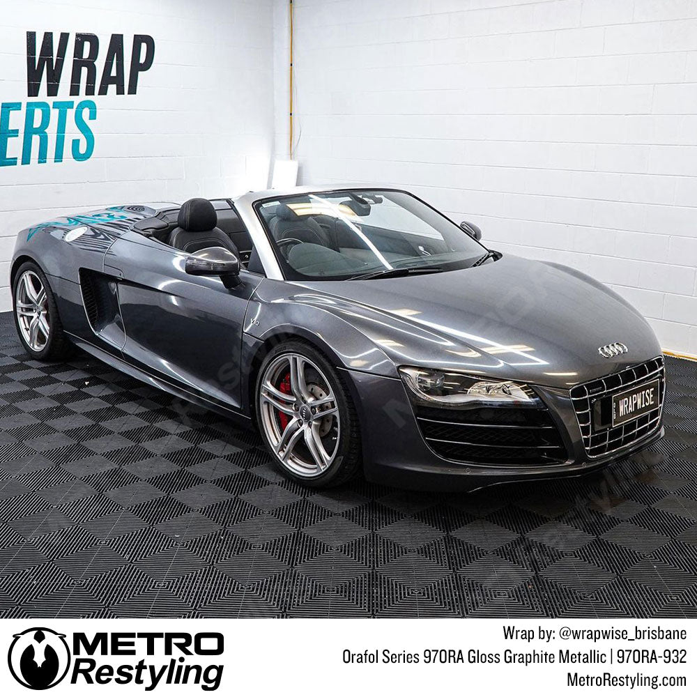Orafol Gloss Graphite Metallic Vinyl Wrap | Metro Restyling