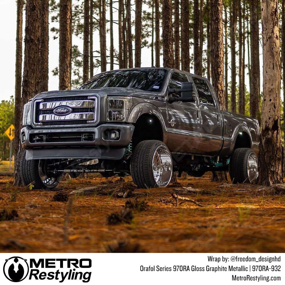 Orafol Gloss Graphite Metallic Vinyl Wrap | Metro Restyling