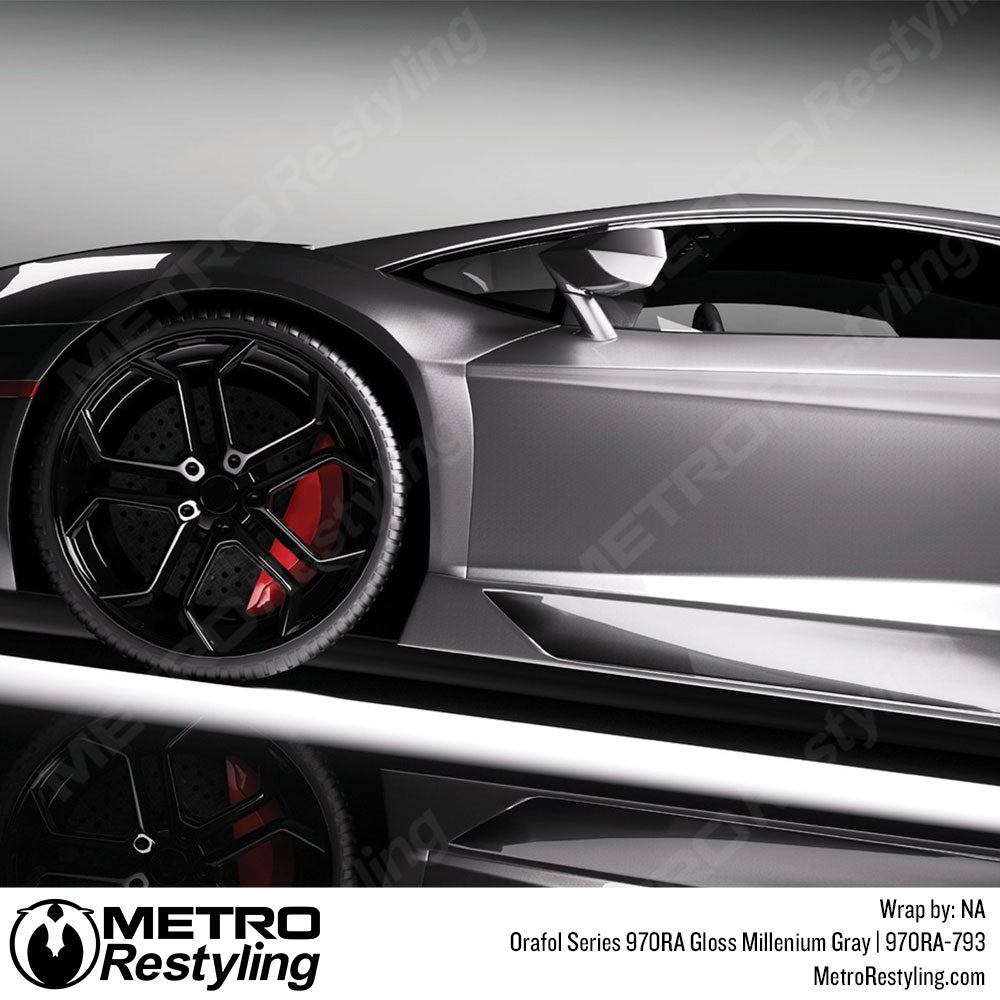 Orafol Gloss Millennium Gray Vinyl Wrap | Metro Restyling