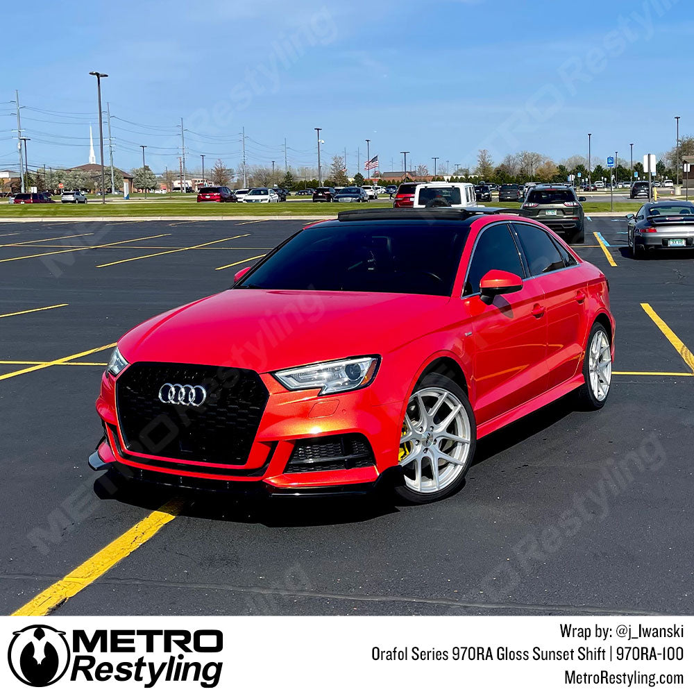 Orafol Gloss Sunset Shift Vinyl Wrap | Metro Restyling