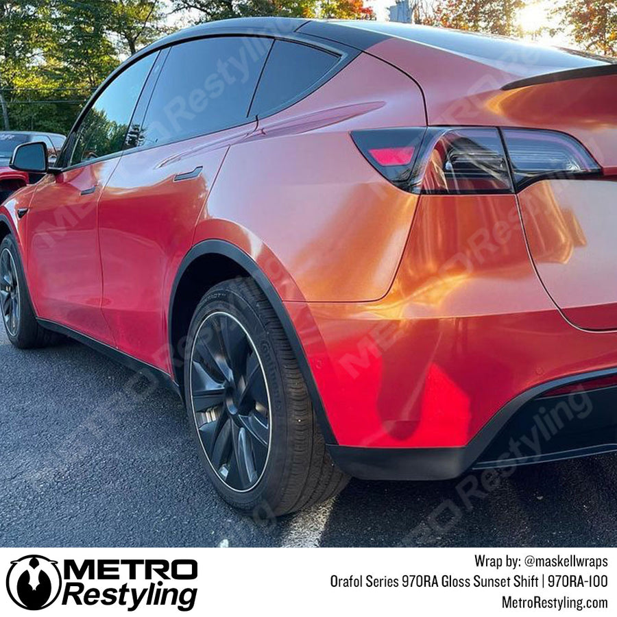 Orafol Gloss Sunset Shift Vinyl Wrap | Metro Restyling