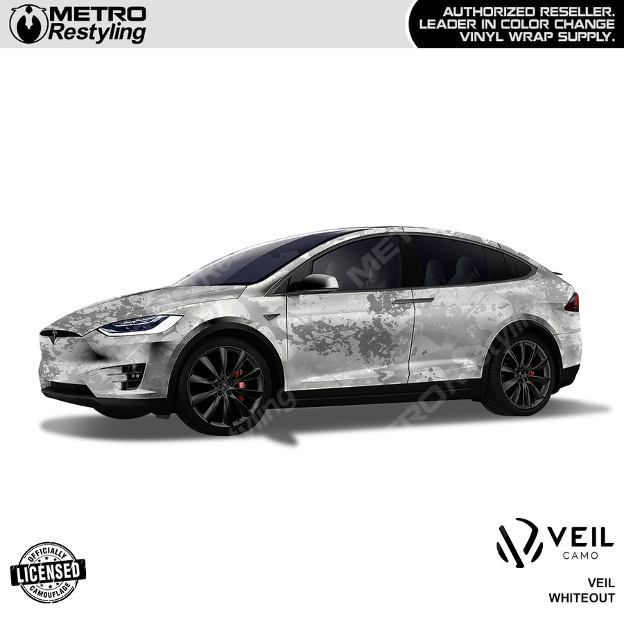 Veil Stoke Whiteout Camo Vinyl Car Wrap | Metro Restyling