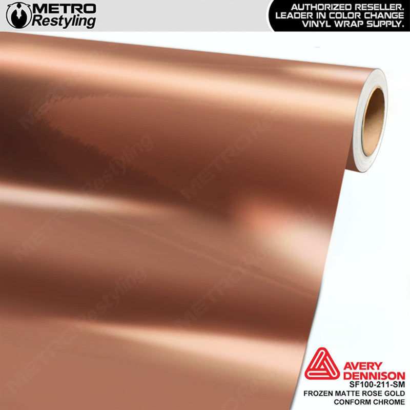 Frozen Matte Rose Gold Chrome - Metro Avery | Metro Restyling