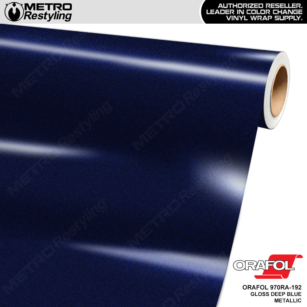 Orafol Gloss Deep Blue Metallic Vinyl Wrap | Metro Restyling