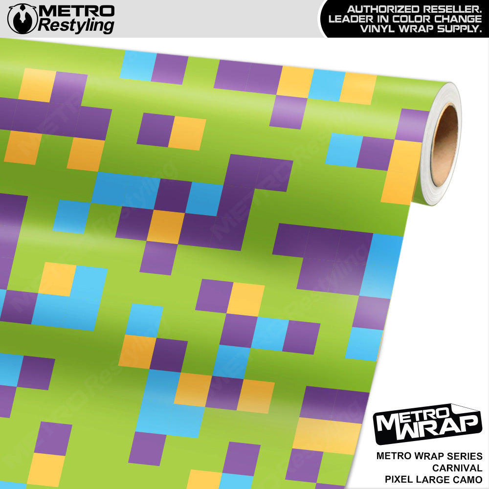 Large Pixel Carnival - Metro Wrap | Metro Restyling