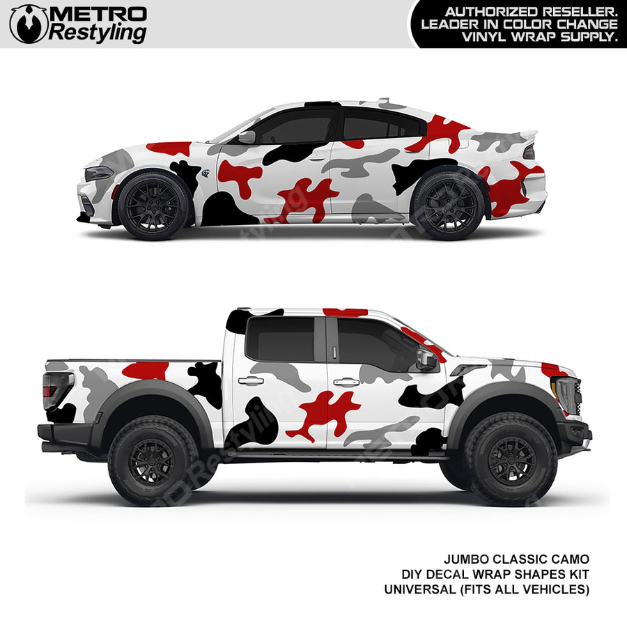 Jumbo Camouflage Wrap Shapes DIY Kit | Metro Restyling