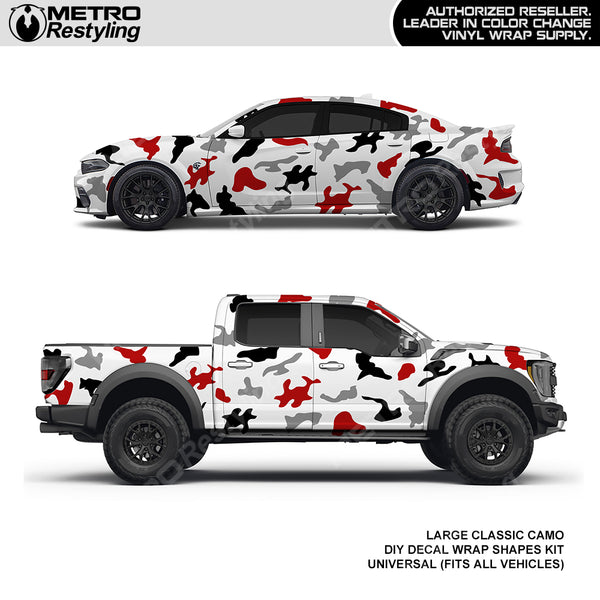 Large Camouflage Wrap Shapes DIY Kit | Metro Restyling