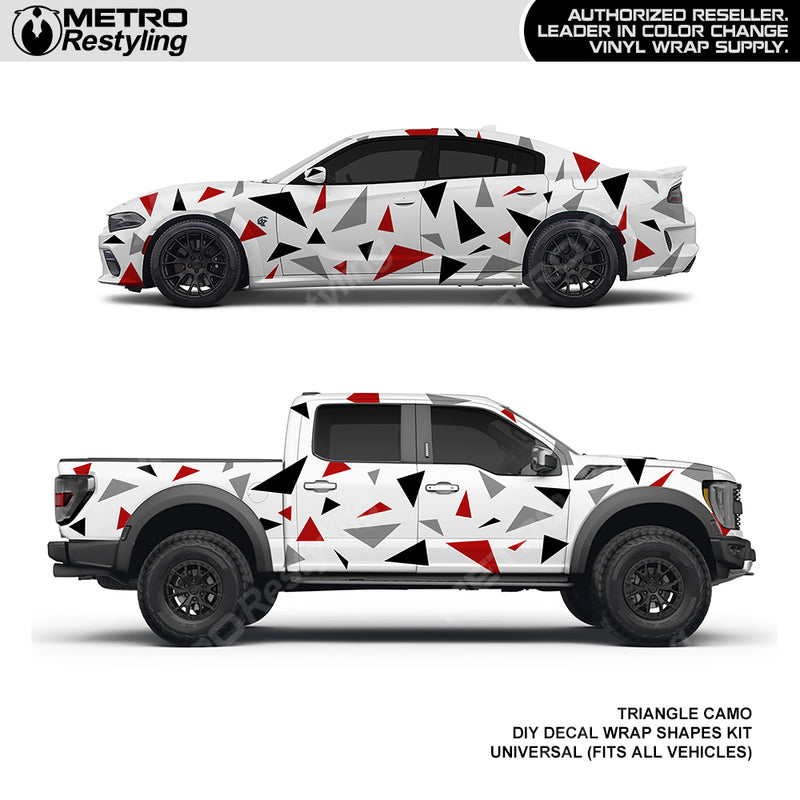 Triangle Camouflage Wrap Shapes DIY Kit | Metro Restyling