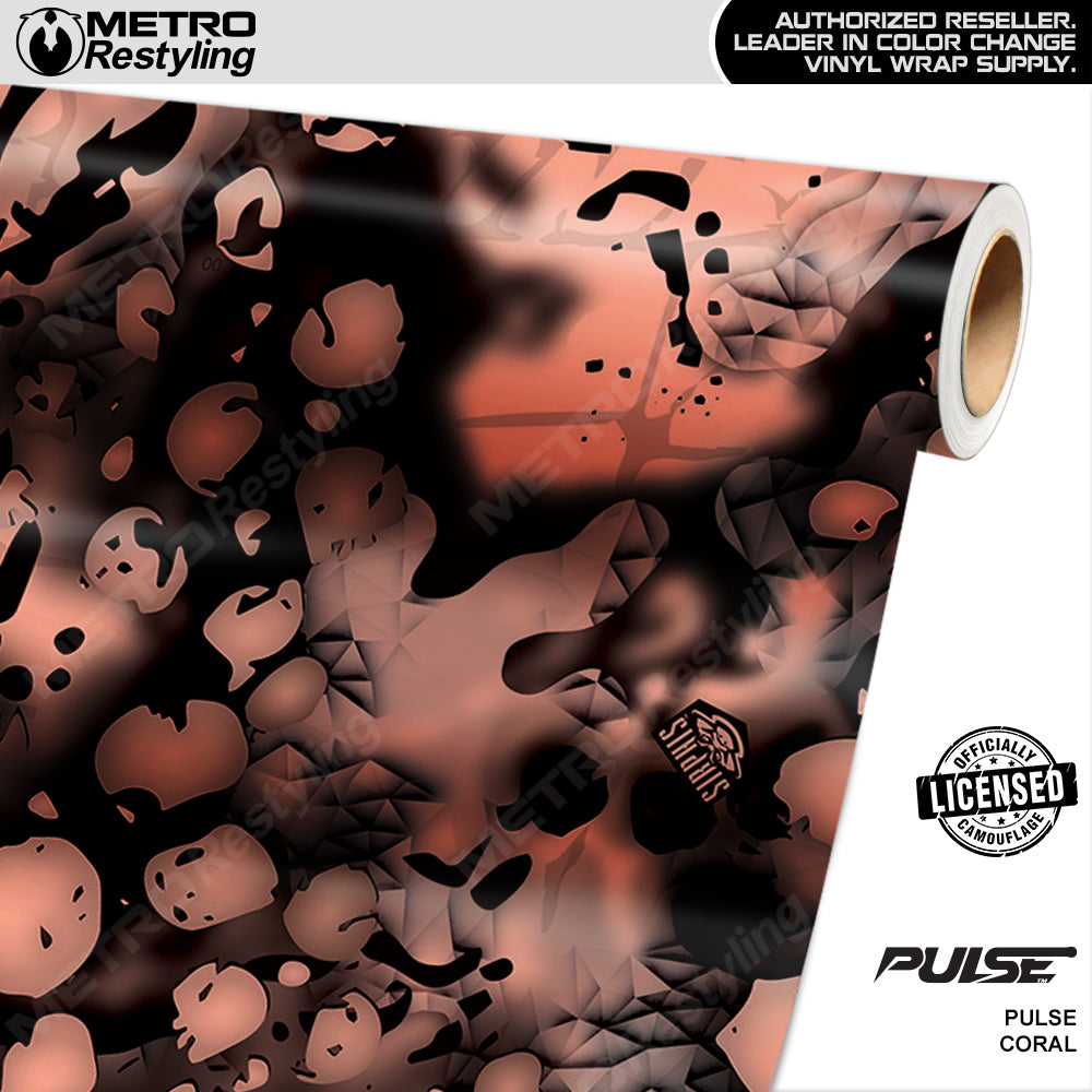 Pulse Coral Camo Vinyl Car Wrap | Metro Restyling