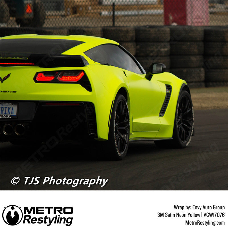 Satin Neon Yellow - 3M | Metro Restyling
