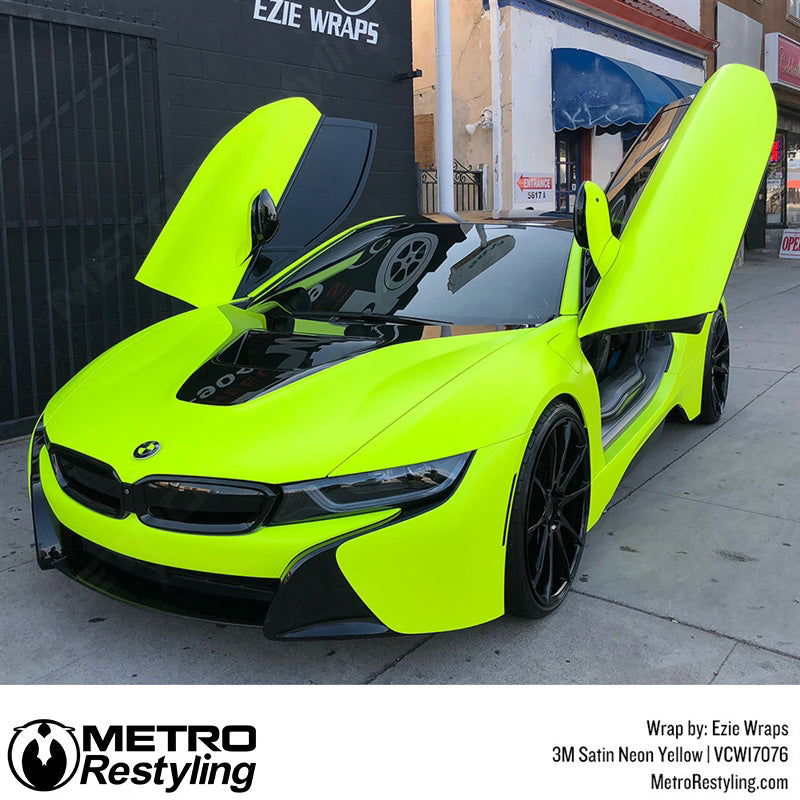 Satin Neon Yellow - 3M | Metro Restyling