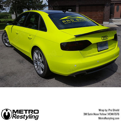 Satin Neon Yellow - 3M | Metro Restyling