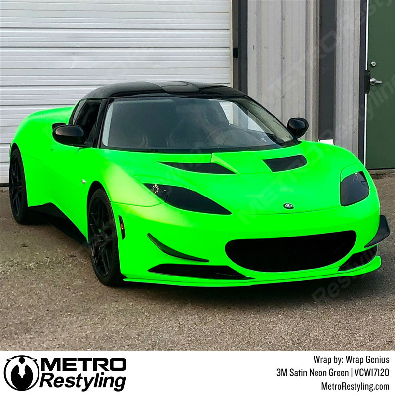 Satin Neon Green - 3M | Metro Restyling