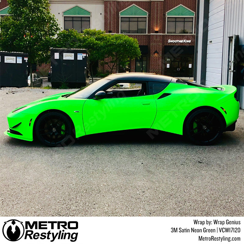 Satin Neon Green - 3M | Metro Restyling